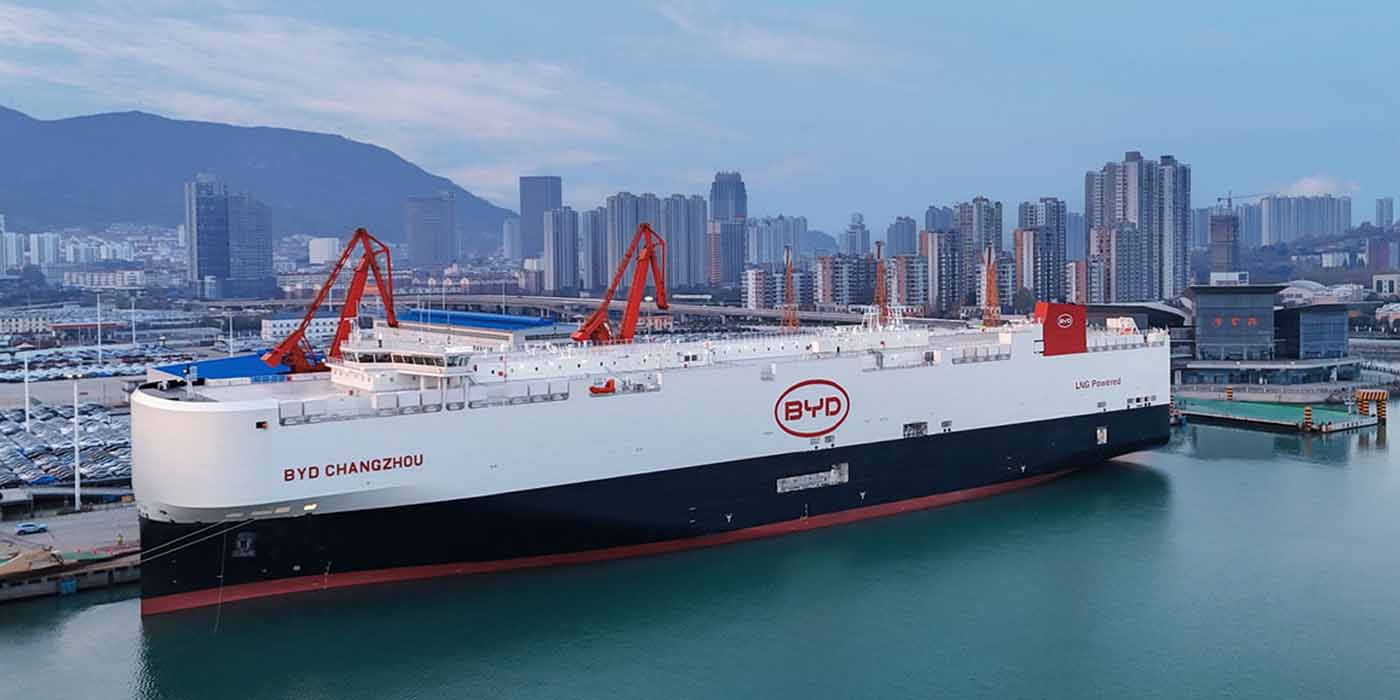 BYD begins operating another fleet, shipping 5,000 EVs to the EU