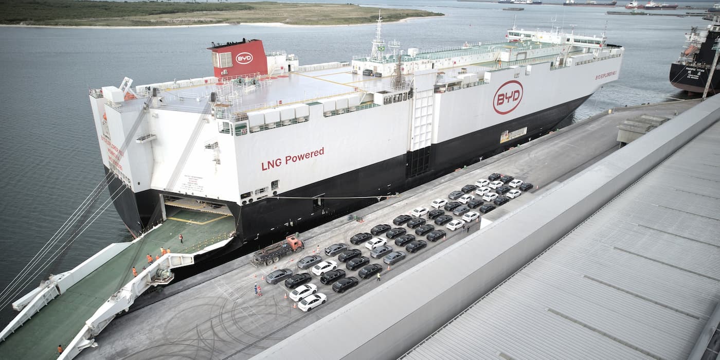 BYD launches the world's largest car carrier for global EV consumption
