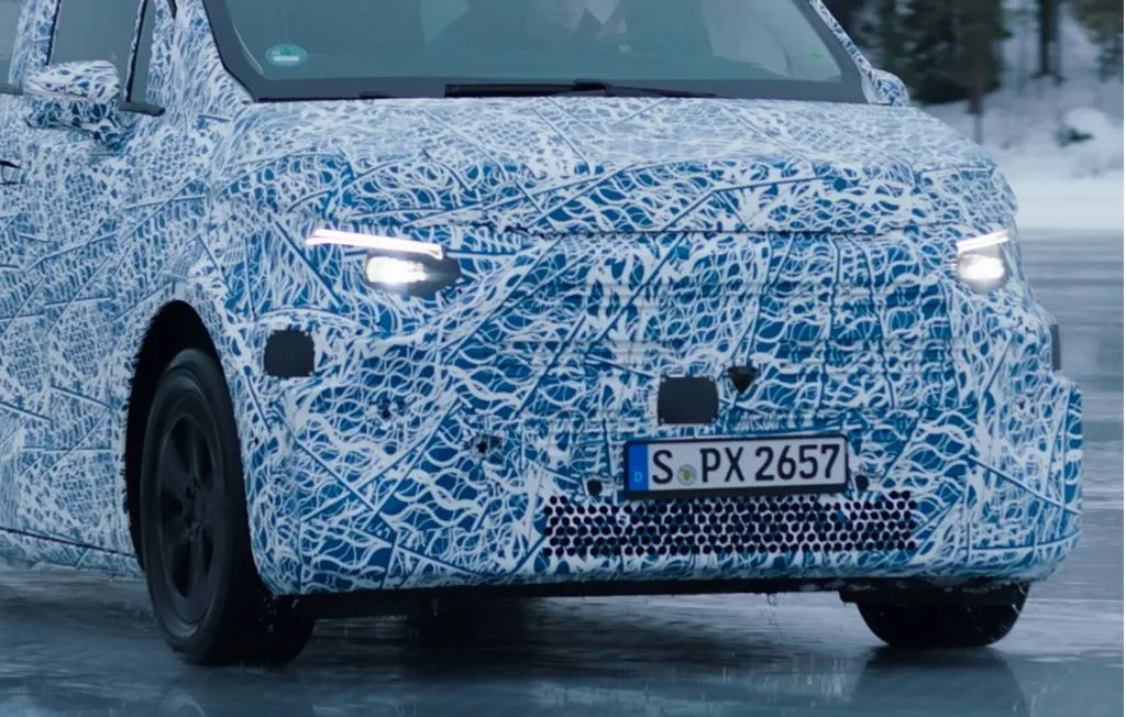 Next Mercedes-Benz Electric Vans in 800v System